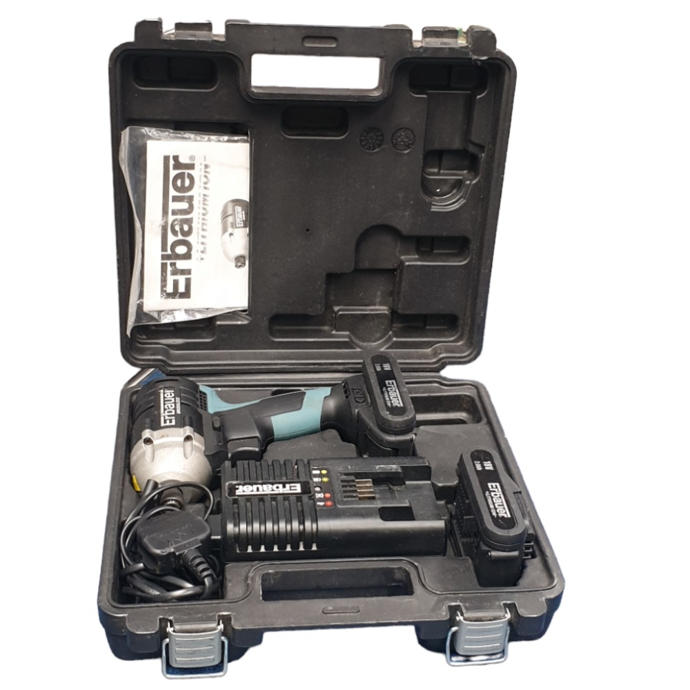 Pre-owned Erbauer ER16921PD 18V Brushless Impact Driver - Own4Less